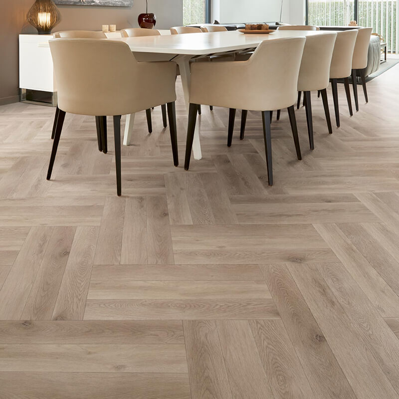 Vinylklick Coretec Herringbone Naturals Meadow - Höglandets Golv